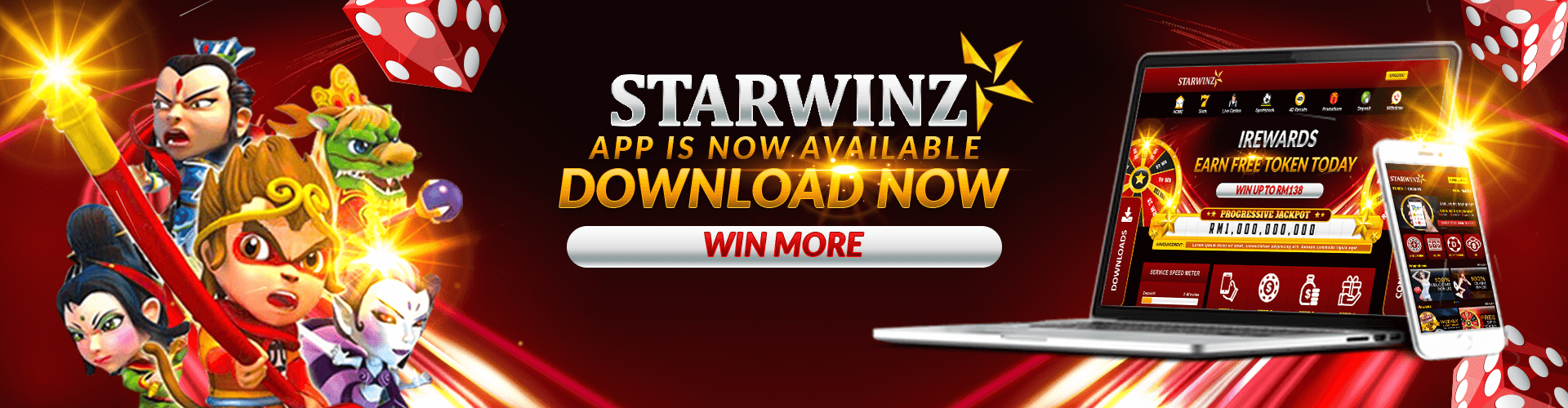 STARWINZ77 | No 1 Online Casino Betting Website in Malaysia